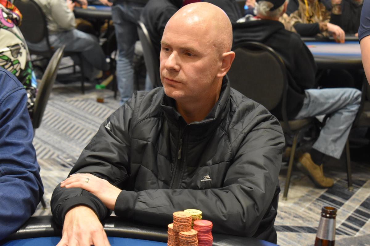 Paul Fehlig raised from the cutoff and Mark Fink defended his big blind ...
