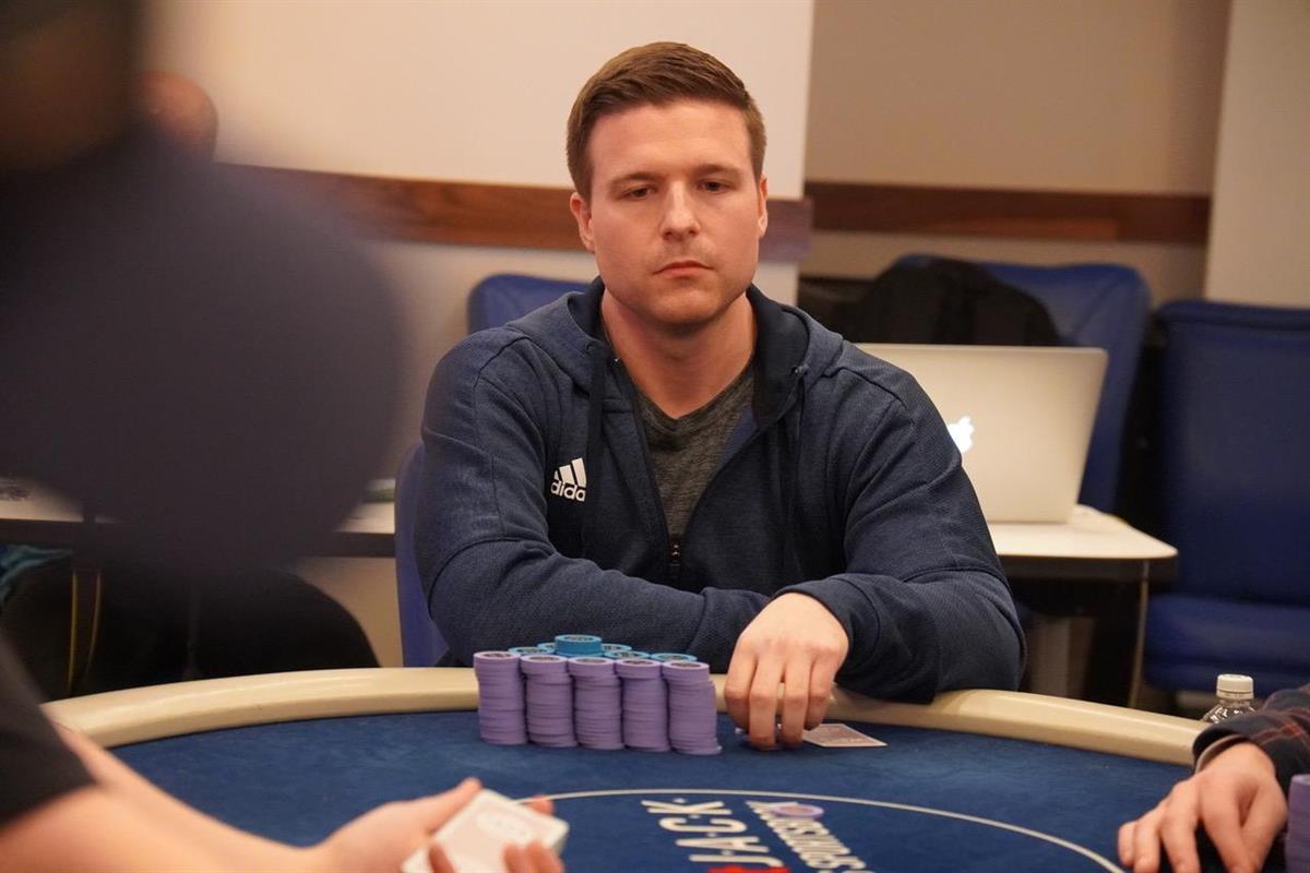 Kevin Kerchenski raised from middle position and Kyle Gross defended ...