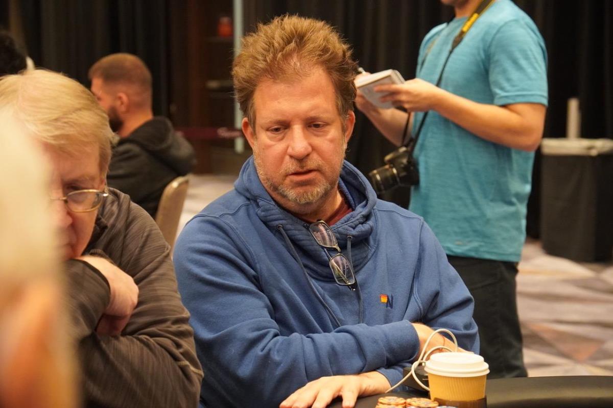 Matt Salsberg raised all in for 910,000 from the button and Savo ...