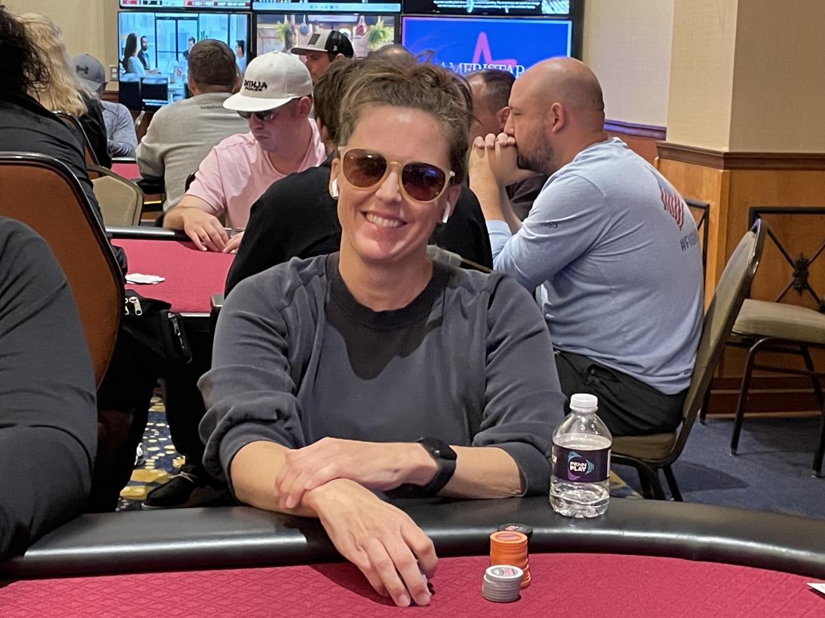 Sarah Stefan raised to 2,500 in the hijack and a player in the cutoff ...