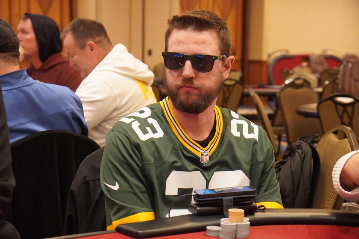 MSPT Hall of Famer Blake Bohn raised all in and Steve Buell called off ...
