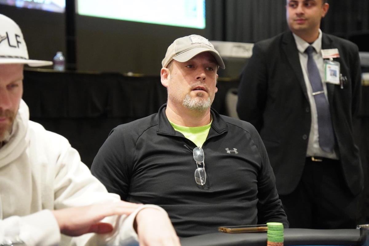 Steve Dill raised all in from the cutoff and was MSPT Hall of Famer ...