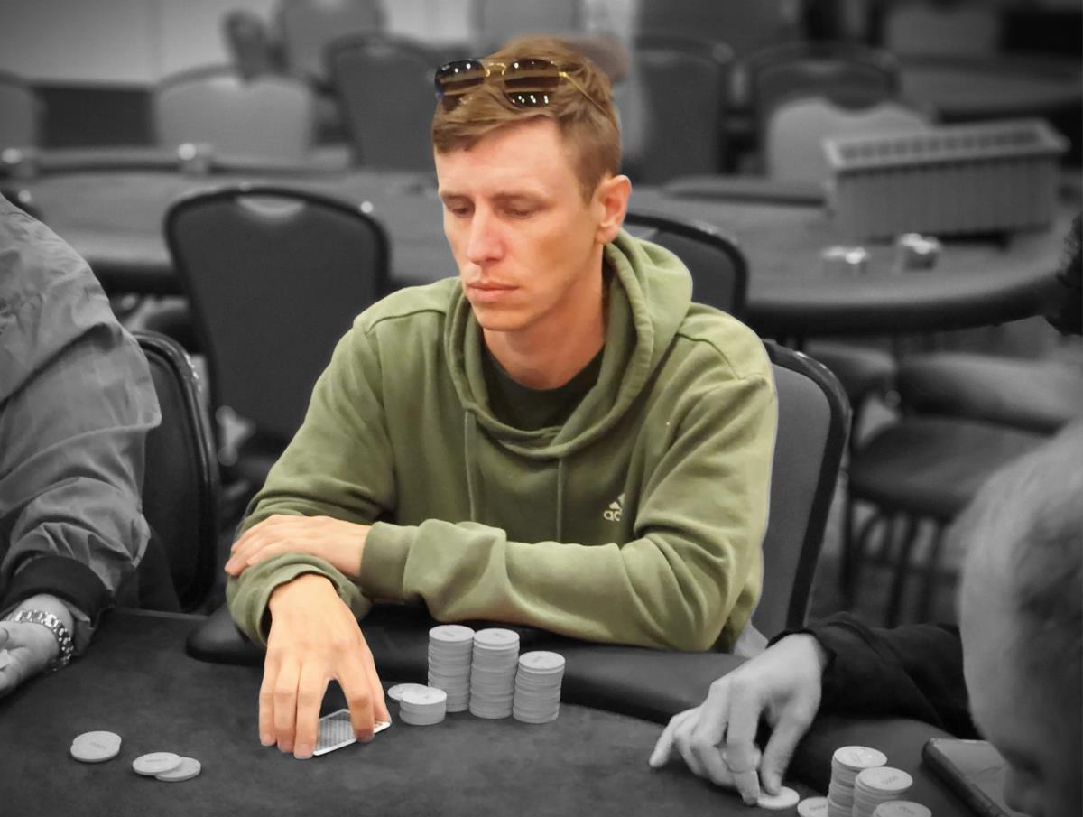 Keith Doering raised from middle position only to have Corey Skogrand ...