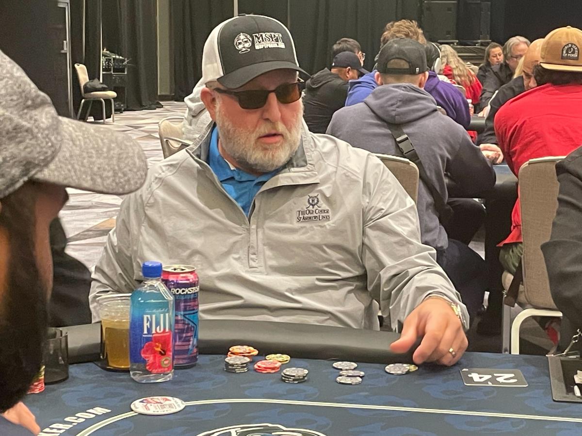 Aaron Knapp had raised in late position which saw both Aditya Praseto ...