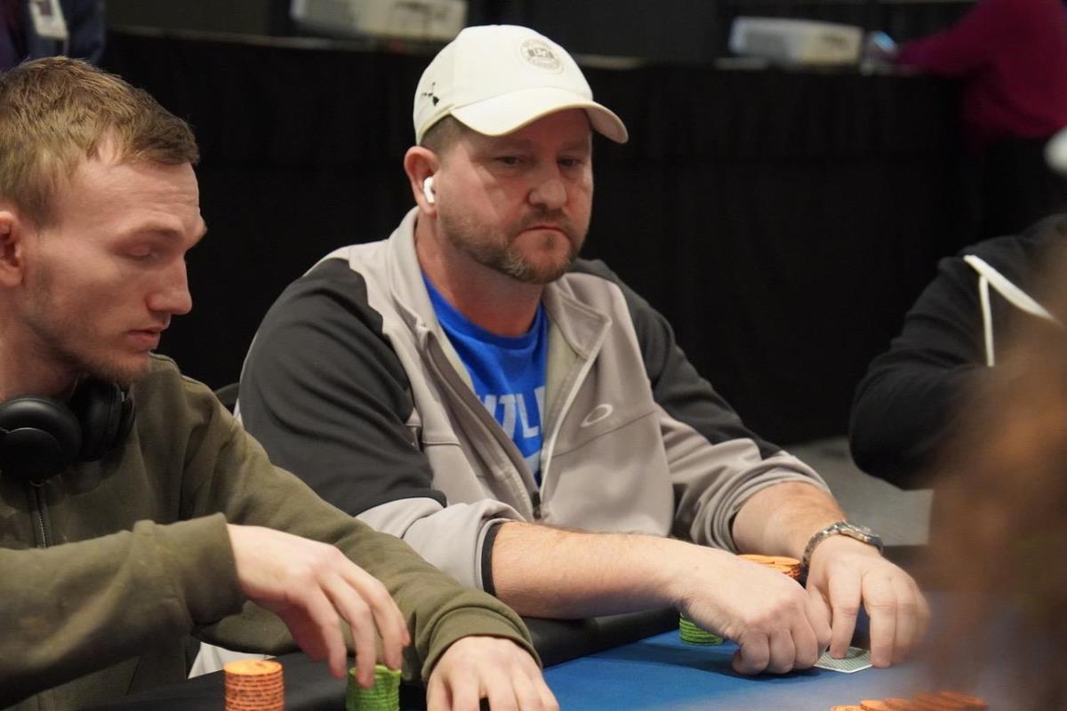 Darin Utley raised all in for 2,025,000 from the button and was called ...