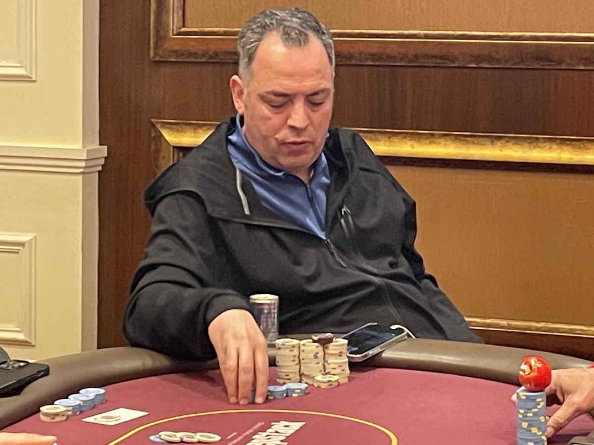 Rob Wazwaz raised to 8,000 from middle position which saw one player ...