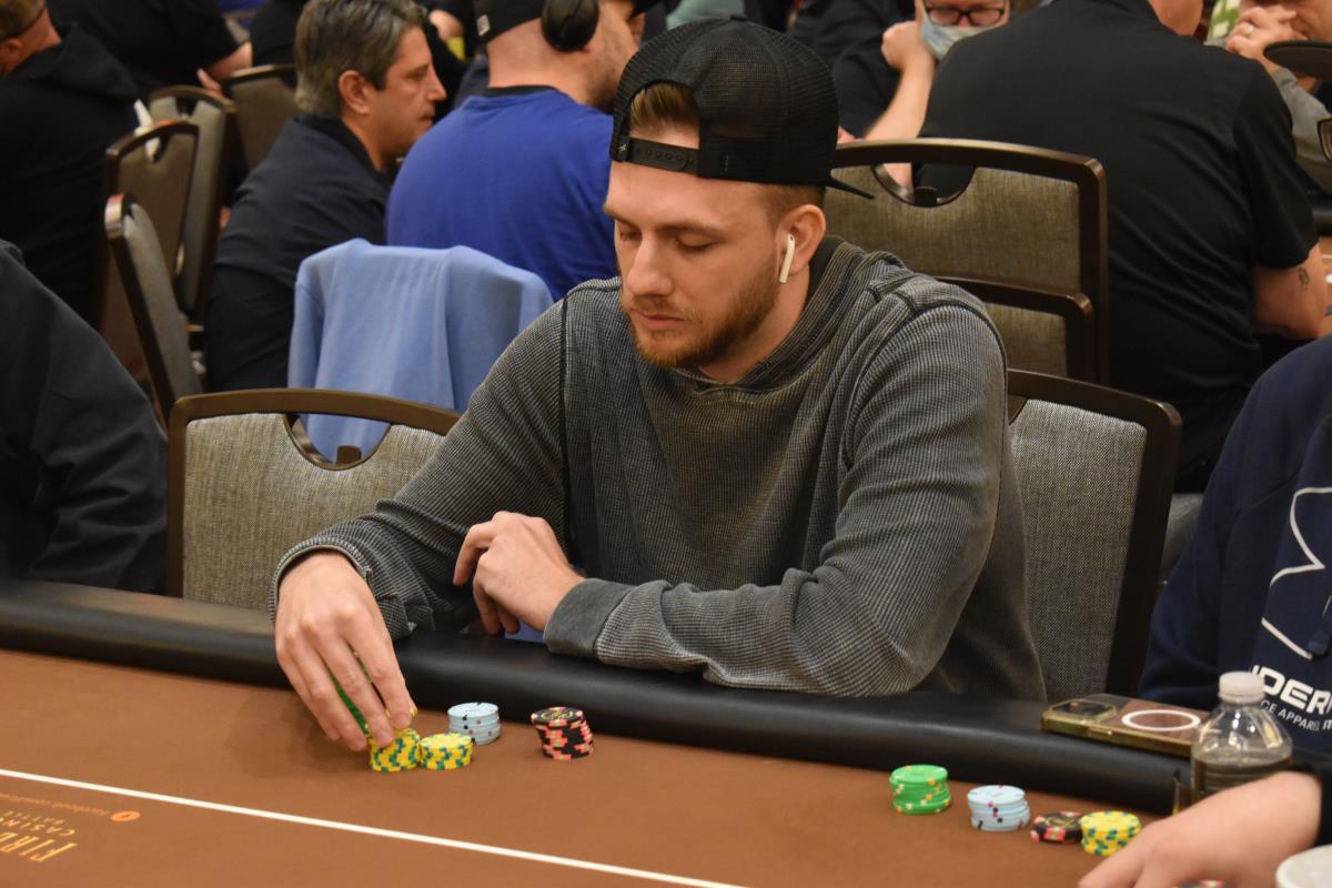 Michael Paraskevin opened for 1,200 from middle position and then ...