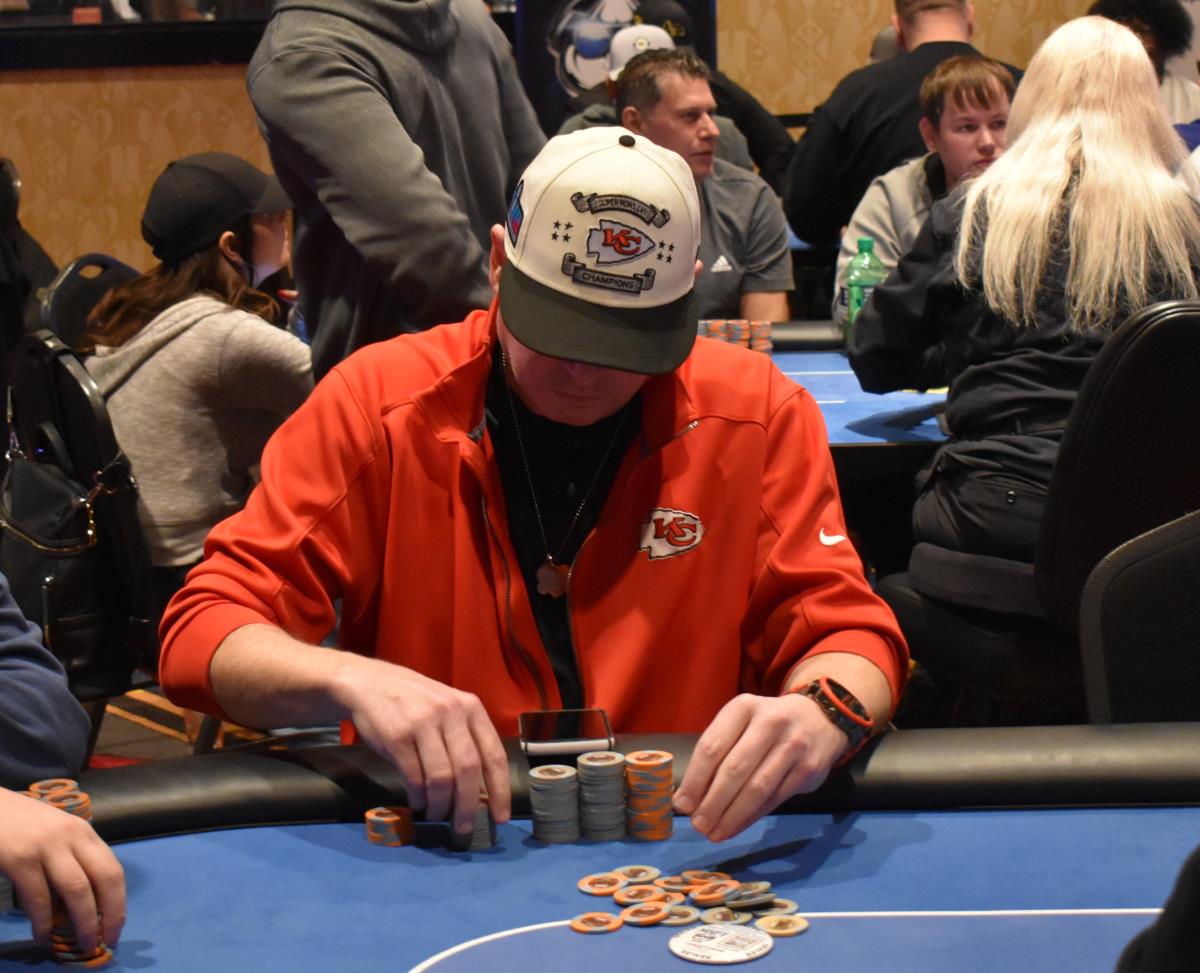 Action on the table folded to Jeff Copeland who raised all in from the ...