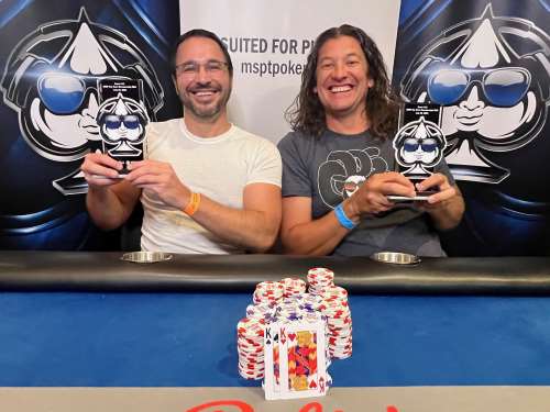 Event #12: $300 Tag Team NLH Results (Bally's Black Hawk)